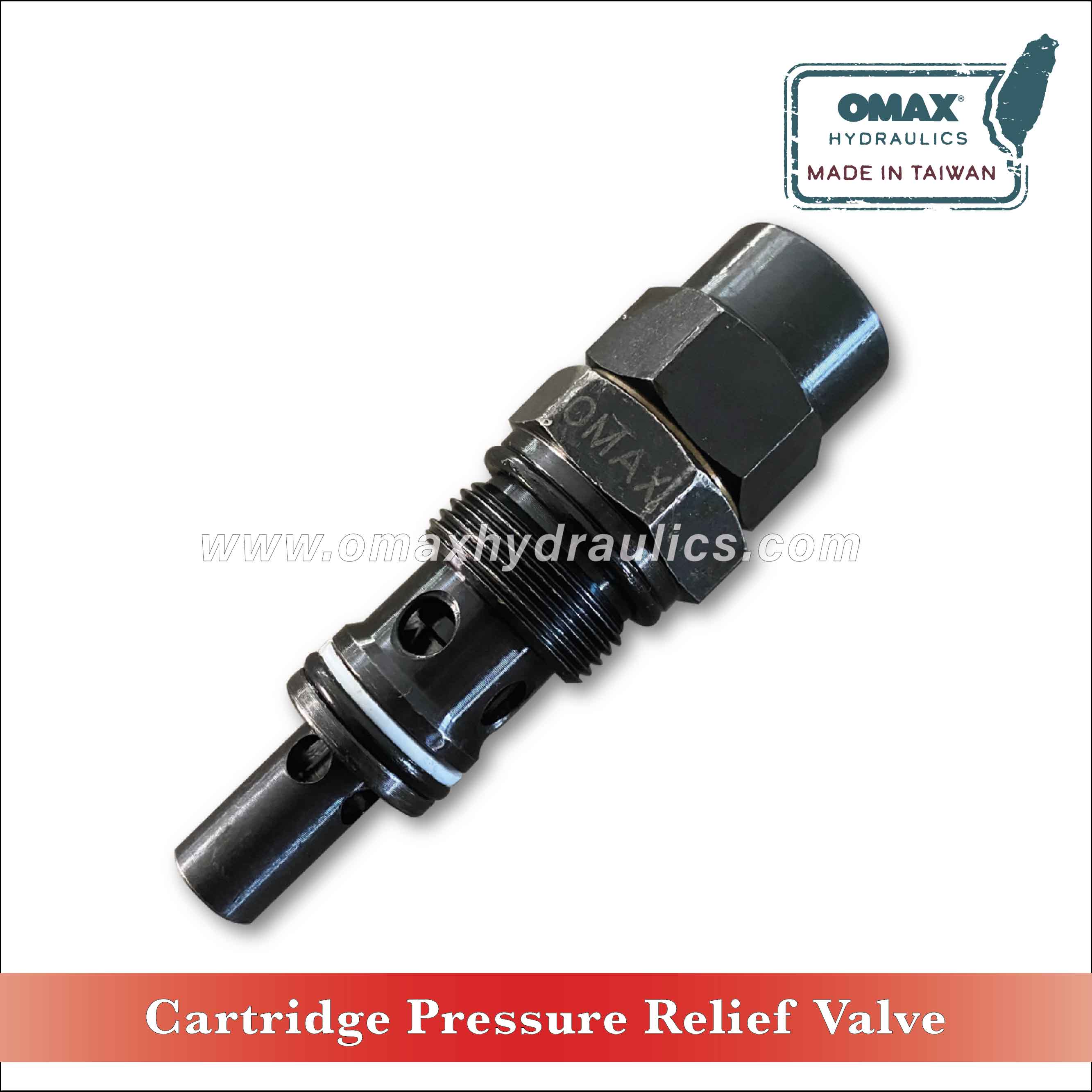 Cartridge Relief Valve - OMAX Hydraulics Industrial