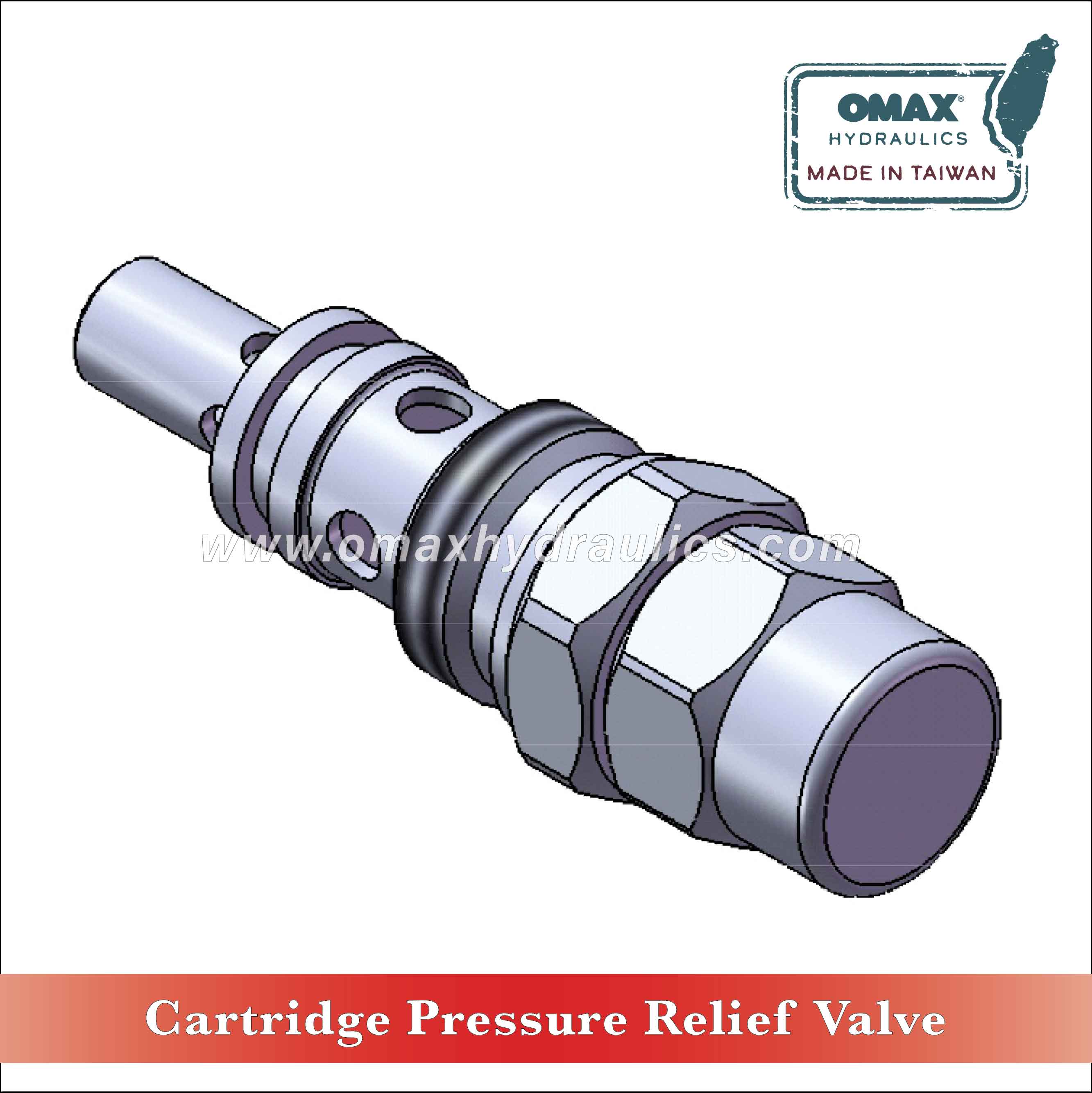 Cartridge Relief Valve - OMAX Hydraulics Industrial