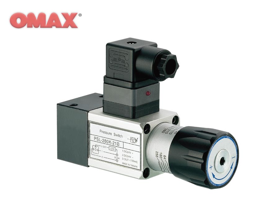 pressure switch PSL Series Supplier - OMAX Hydraulics Industrial